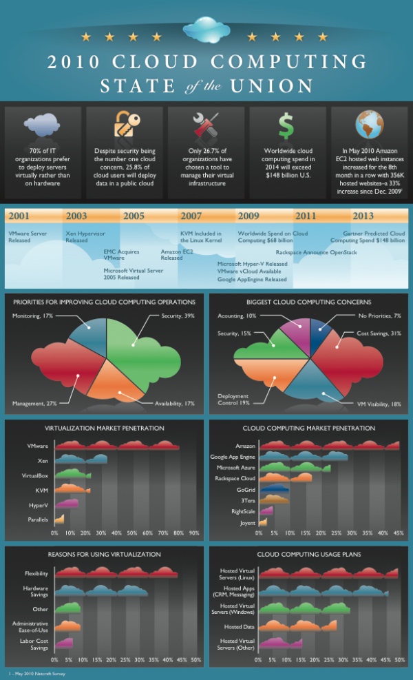 Infographics Provide Varying Perspectives of the Cloud Computing ...